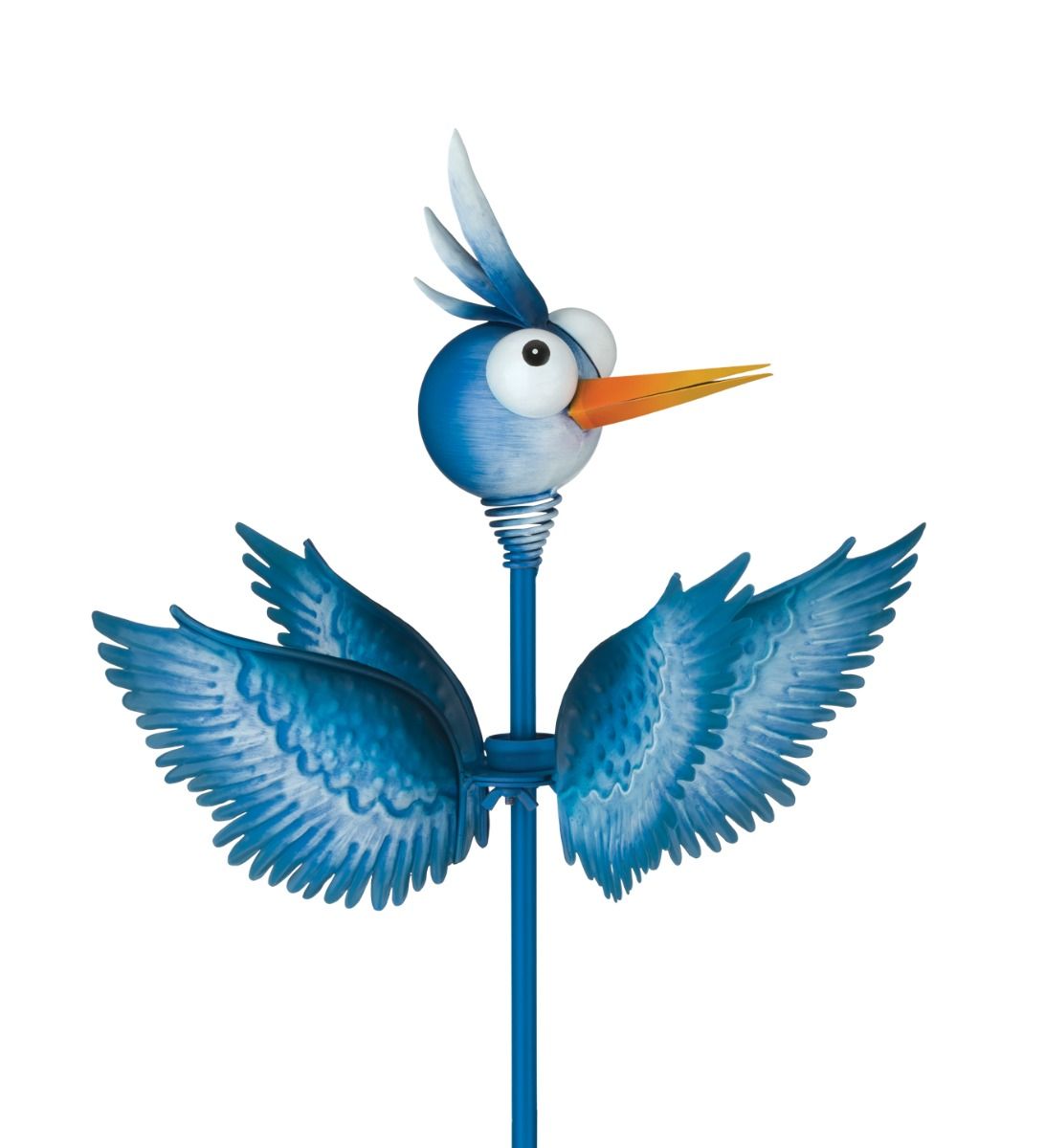 Goofy Spinner Stake -Heron — Outdoor Rooms by Design