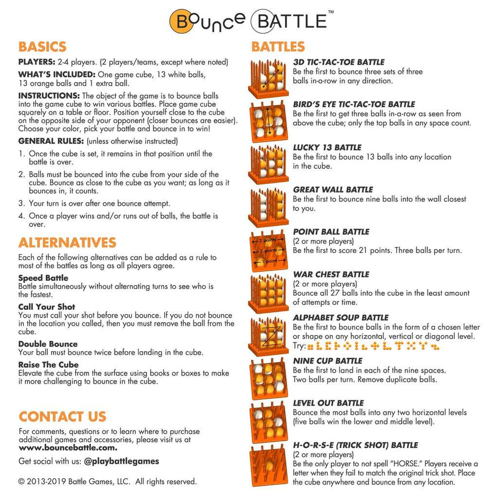 Bounce Battle Wood Edition Game Set — Outdoor Rooms by Design